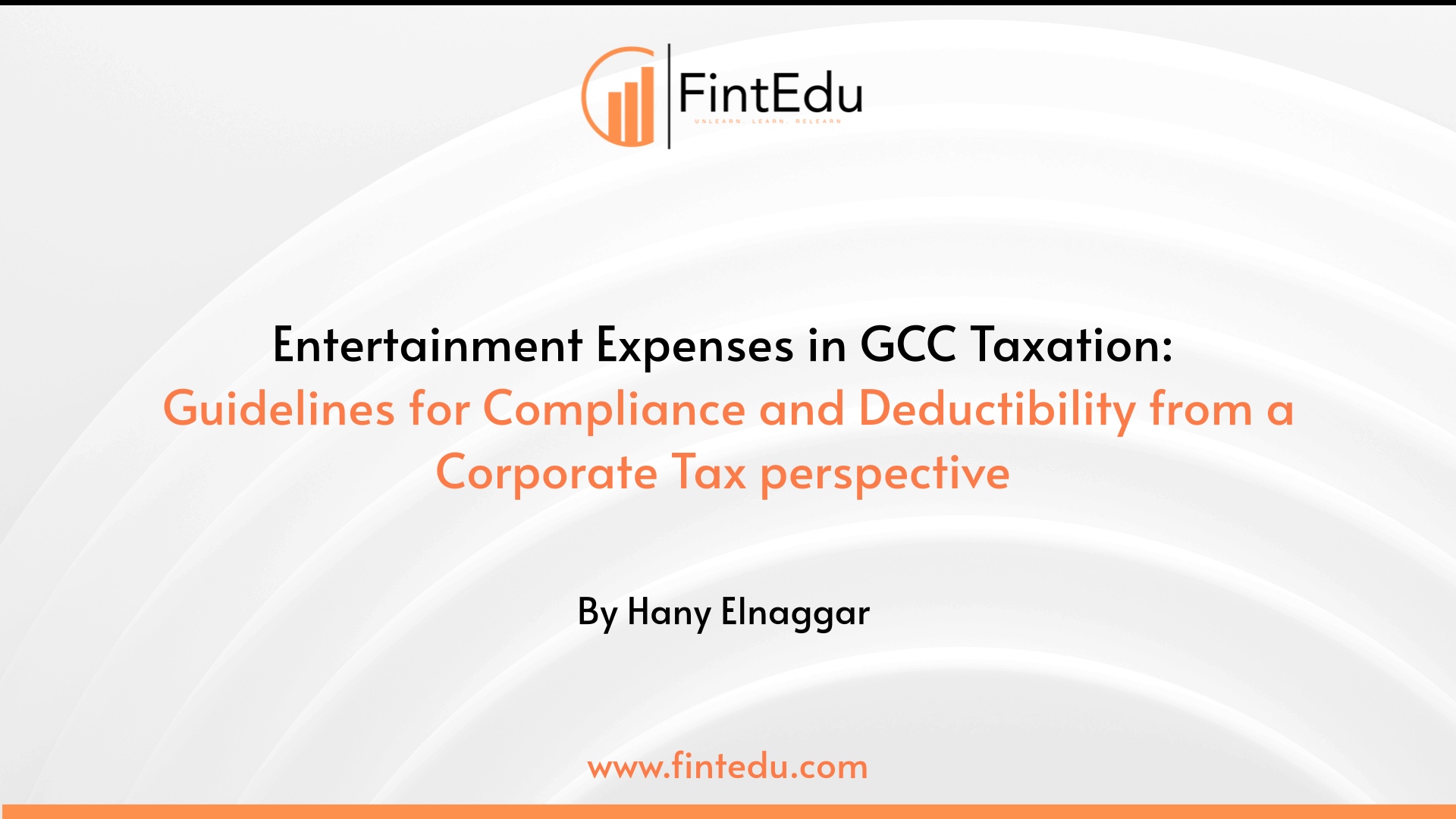 Fintedu: Hany Elnaggar: Withholding Tax (WHT) in the GCC: A Summary Analysis and Applicability ...